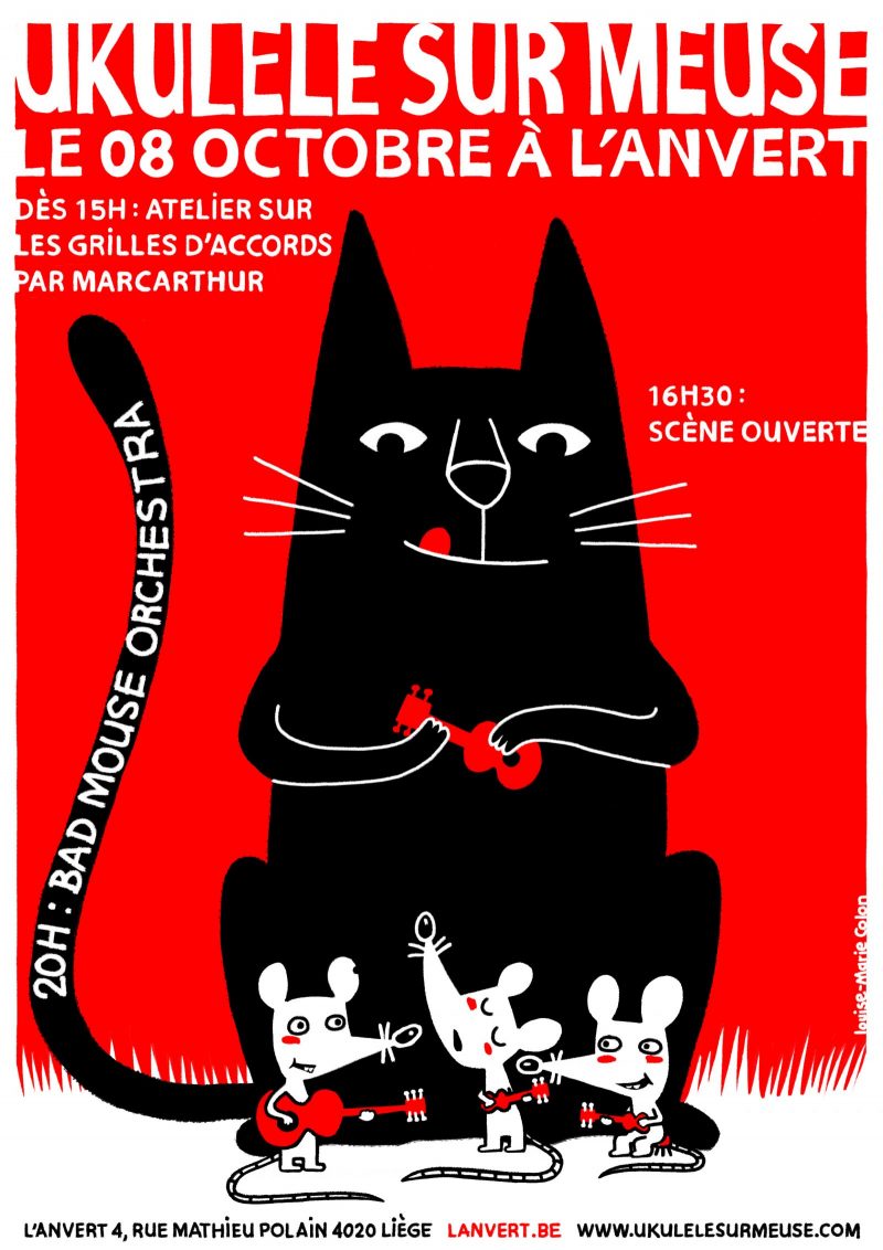 Les Bad Mouse Orchestra, dimanche 8 octobre – Ukulélé Sur Meuse